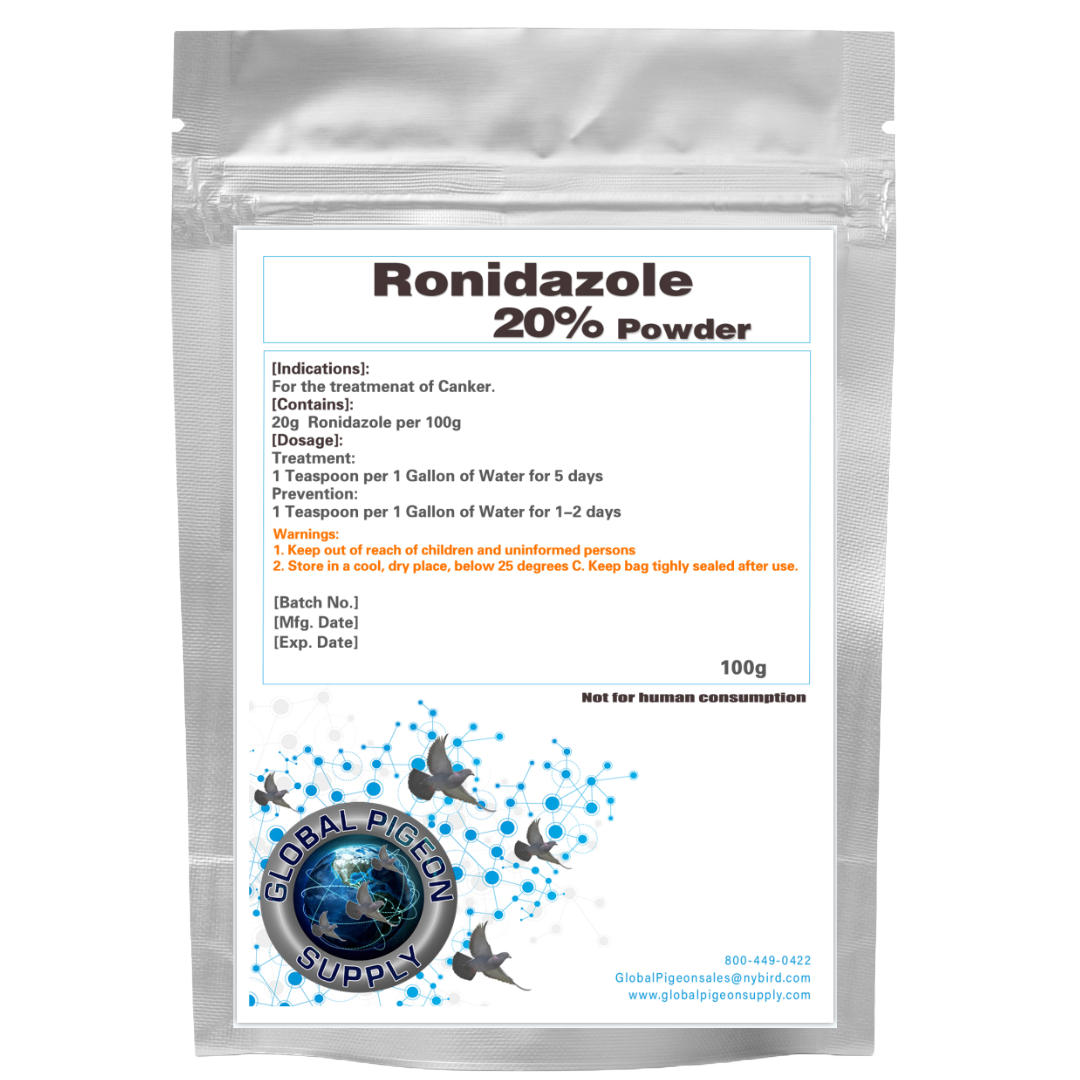 Global Silver Ronidazole 20% — Global Pigeon Supplies Inc.