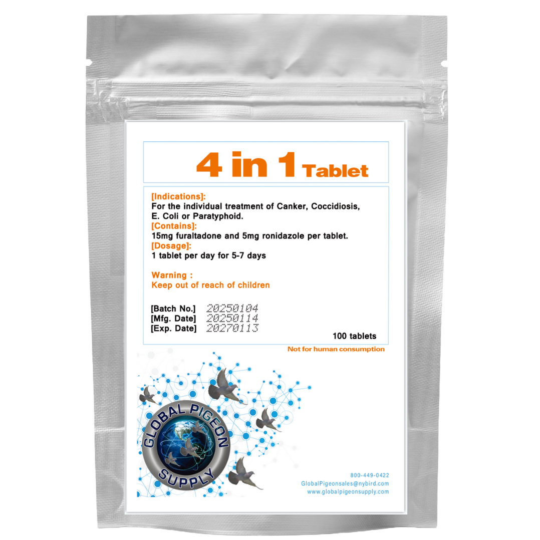 Global Silver 4 in 1 Tablets — Global Pigeon Supplies Inc.