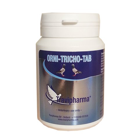 Travipharma Orni-Tricho-Tab 100 count — Global Pigeon Supplies Inc.