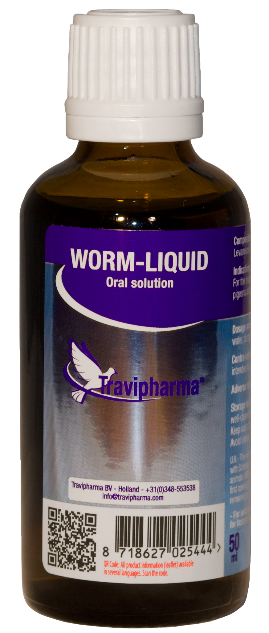 Travipharma Worm Liquid 50 ml — Global Pigeon Supplies Inc.