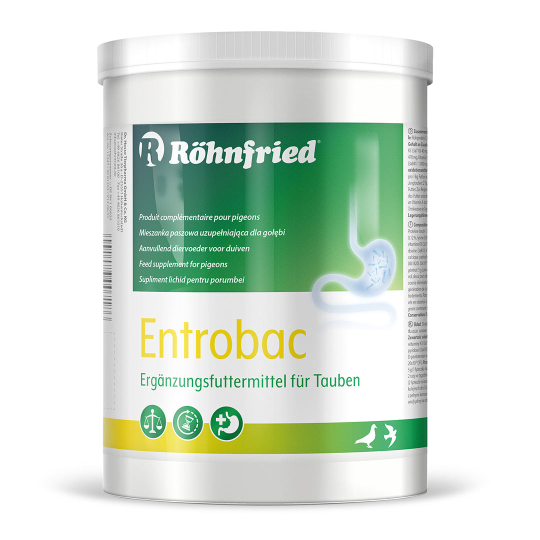 Rohnfried Entrobac 600 g — Global Pigeon Supplies Inc.