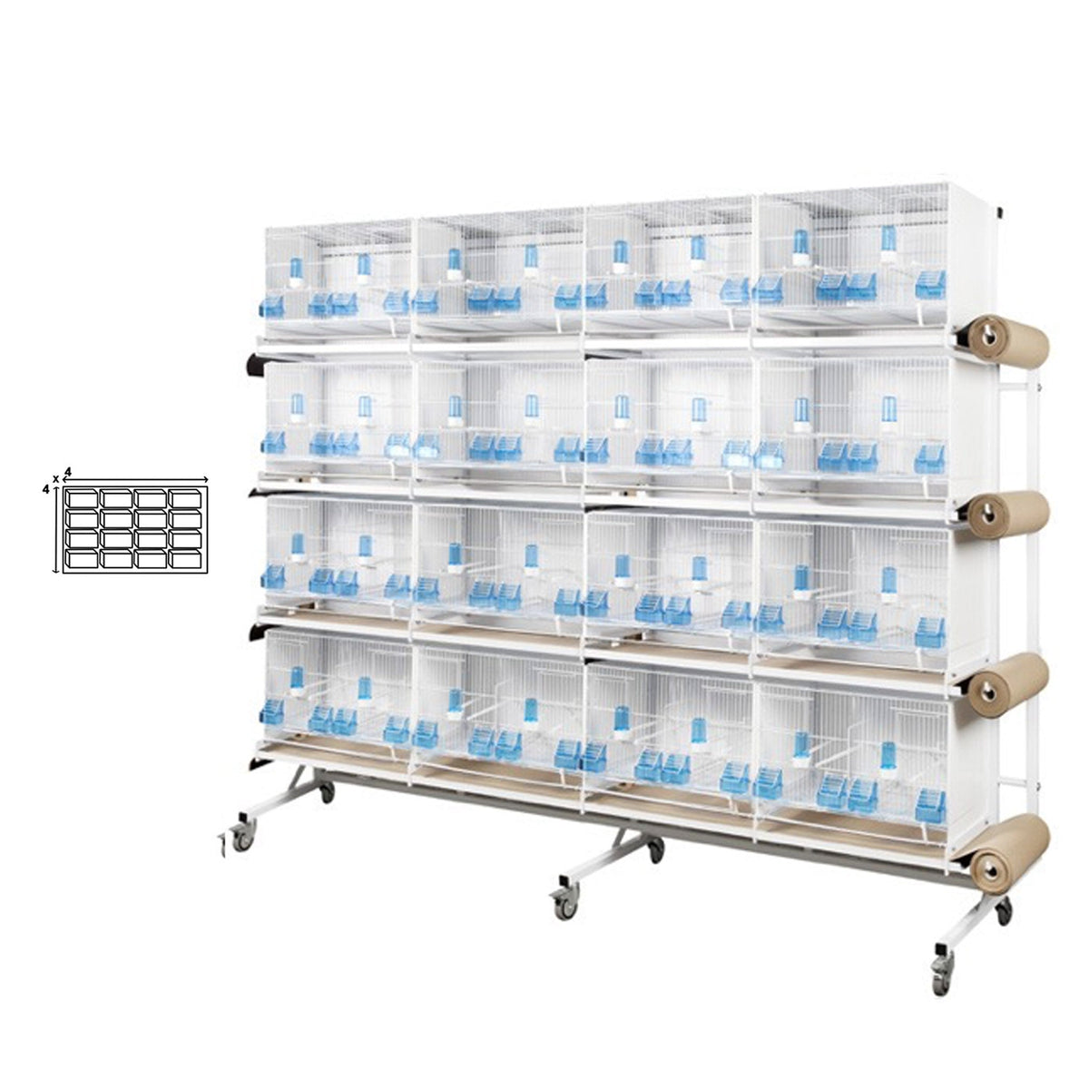 2GR Structure For Paper System 4x4 Breeding Cages Art. 341 FULL SET ...
