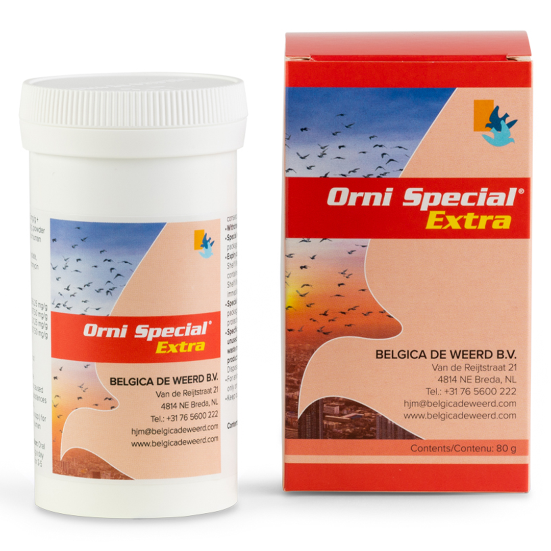 Belgica De Weerd Orni Special EXTRA 80 g — Global Pigeon Supplies Inc.
