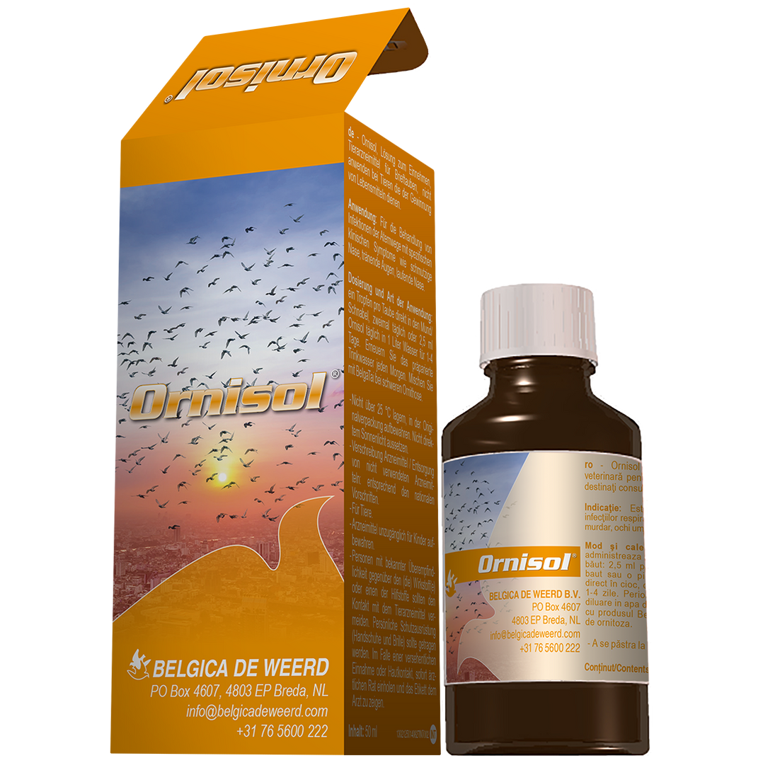 Belgica De Weerd Ornisol 50 ml — Global Pigeon Supplies Inc.