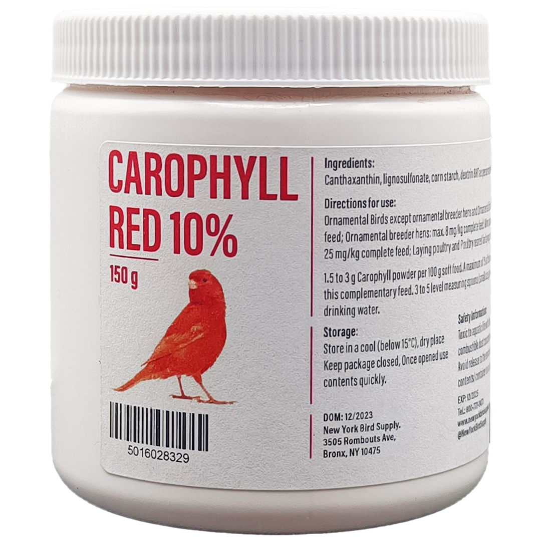 Carophyll Red 10% 150 g — Global Pigeon Supplies Inc.