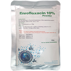 Enrofloxacin 10% Powder 100 g — Global Pigeon Supplies Inc.