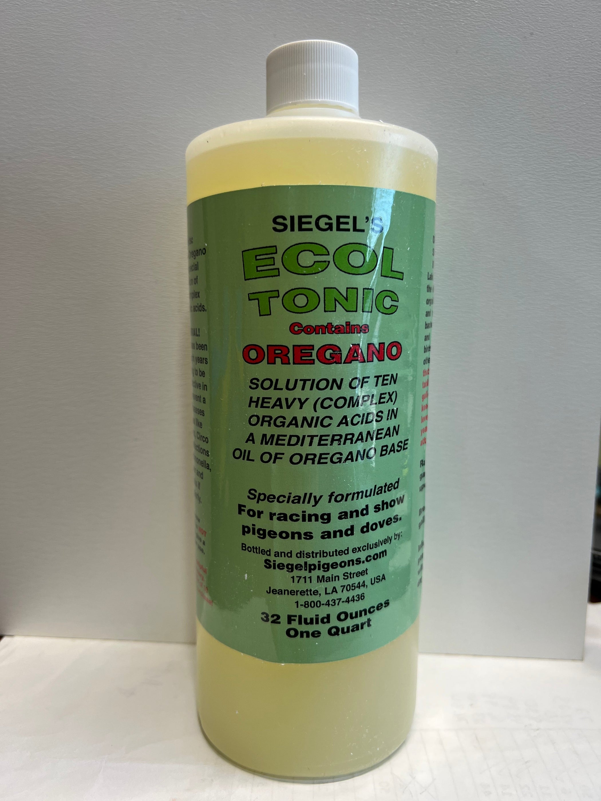 Ecol-Tonic — Global Pigeon Supplies Inc.