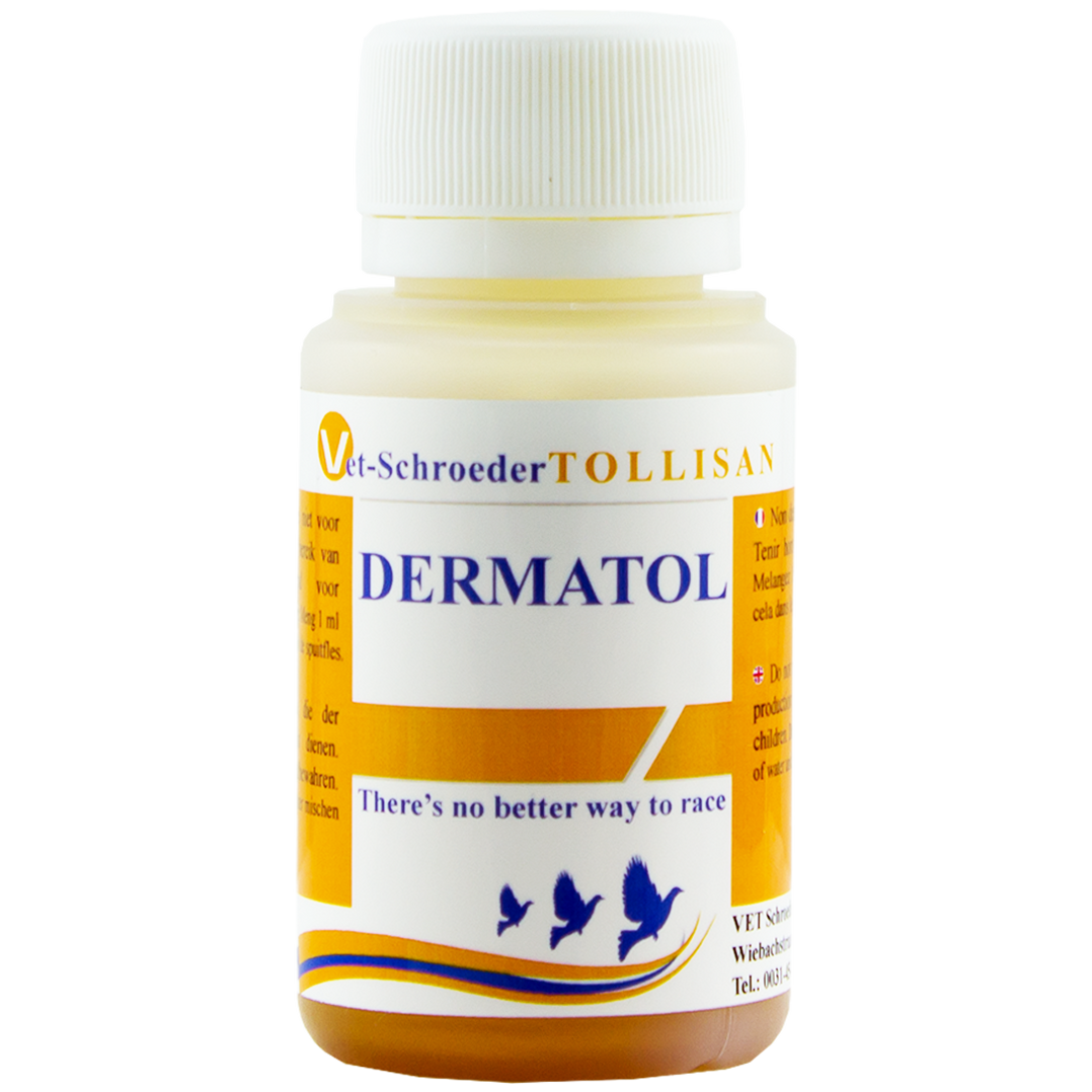 Tollisan Dermatol (Skin Fungus Cure) 50 ml — Global Pigeon Supplies Inc.